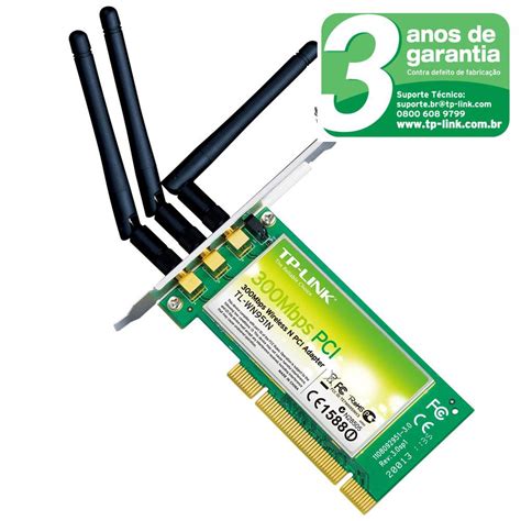 Placa De Rede Tp Link Pci Wireless Tl Wn Nd Mbps Modems No Extra Com Br