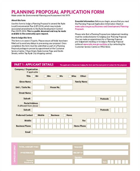 2021 Planning Application Forms Fillable Printable Pdf Forms