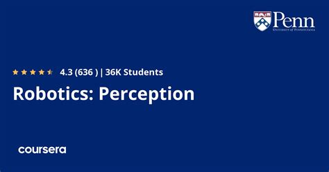 Robotics Perception Coursya