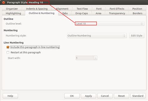 Modify Numbering Of The Headings No Numbering Shown English Ask