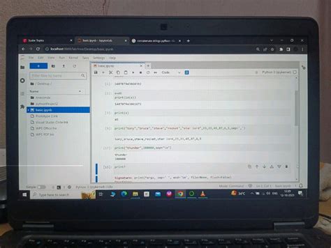Santhosh R On Linkedin Today I Learned Basic Of Python In Jypterlab