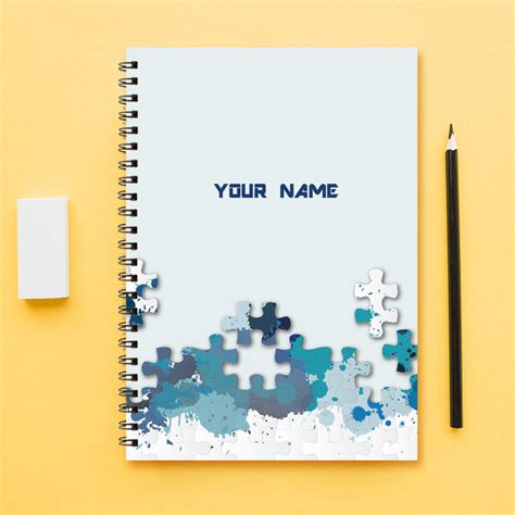 Personalised Notebook Puzzle