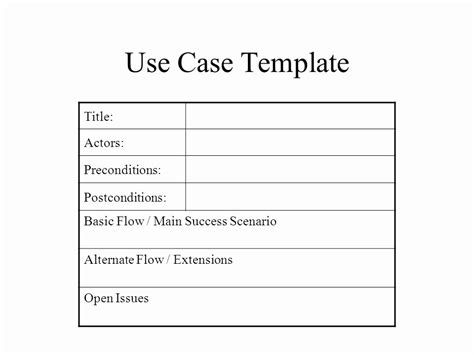 Use Case Testing Template Shooters Journal