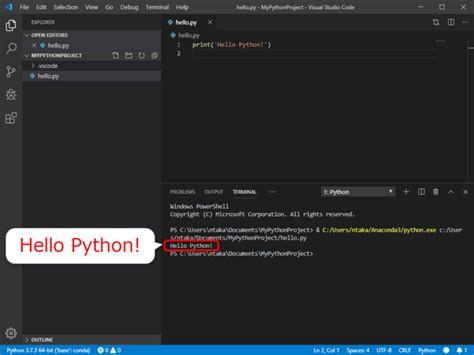 vs codeではじめてのpythonのコードを入力する・保存する・実行する方法 隣it