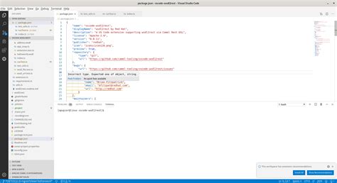 Fix Author Field Which Doesn T Have The Right Type Issue Camel Tooling Vscode Wsdl Rest