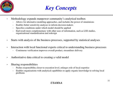 Ppt U S Army Manpower Model Development Methodology Overview Powerpoint Presentation Id 419907
