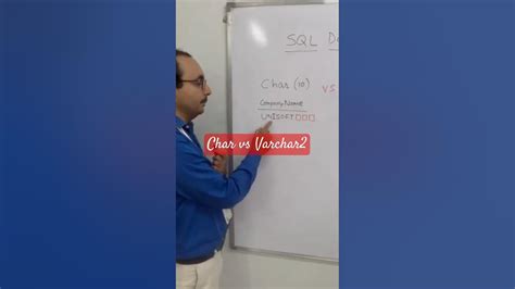 Oracle Sql Char Vs Varchar2 Data Type Difference Explained Sql By
