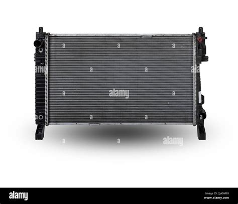Car Radiator Heater Isolated On White Background Spare Cooling System