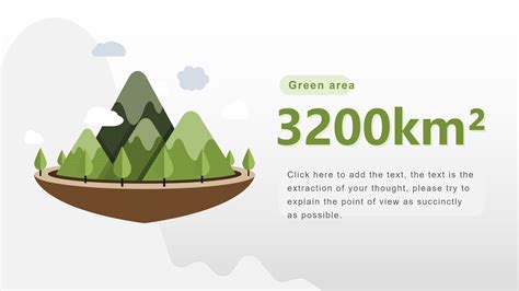 Ppt Of Green Area Dynamic Data Chart Pptx Wps Free Templates