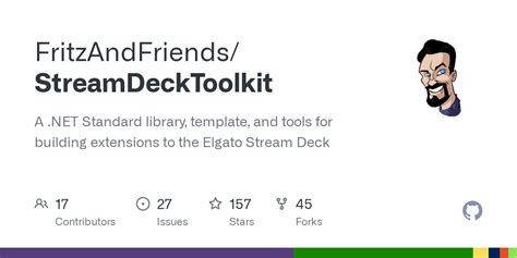 GitHub FritzAndFriends StreamDeckToolkit A NET Standard Library Template And Tools For