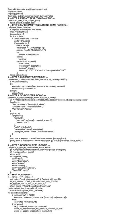 Entry 69 By Gran250 For Freshbooks Data Entry Automation Challenge 13052025 0133 Edt