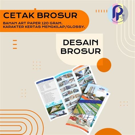 Jual Cetak Brosur Lembar A A A Shopee Indonesia