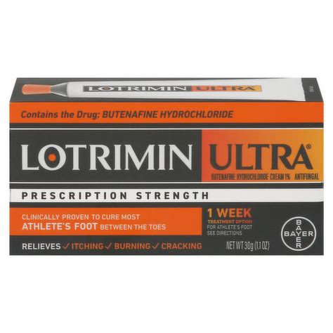 Lotrimin Ultra Antifungal Cream Prescription Strength Brookshires
