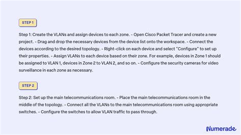 SOLVED Design And Simulation Of The Communications Network Using Cisco Packet Tracer A