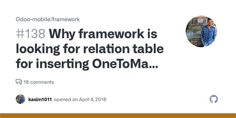 why framework is looking for relation table for inserting onetomany