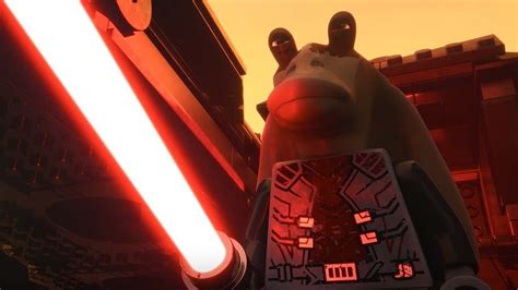 Darth Jar Jar Unleashed Watch A New Clip From Lego Star Wars Rebuild