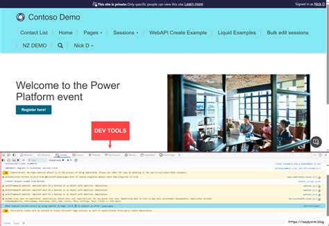 Power Pages Devtools Extension The Readyxrm Blog By Nick Doelman