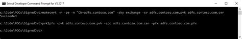 working with signed jwts oauth with certificates microsoft
