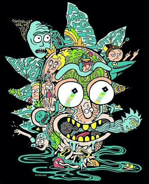 Rick And Morty Wallpaper Weed Rick And Morty Mushroom Wallpapers Top