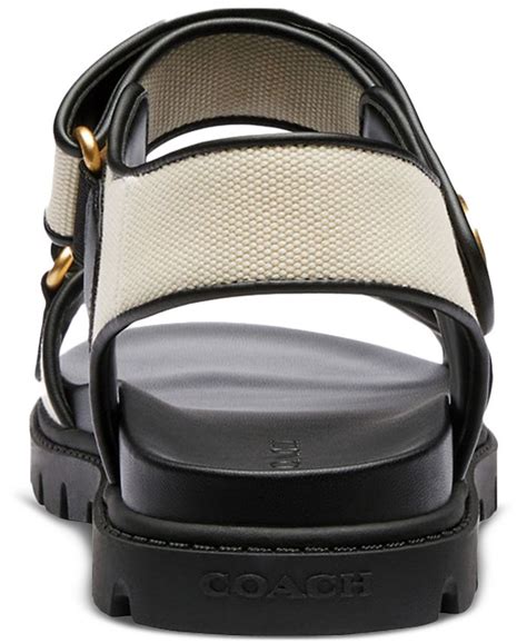 Coach Womens Brynn Double Band Sporty Lug Sole Footbed Sandals Macys