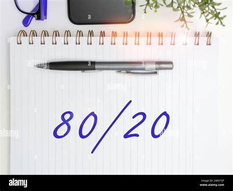 sign displaying 80 to 20 percent pareto principle of factor sparsity