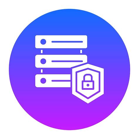 Premium Vector Database Security Vector Illustration