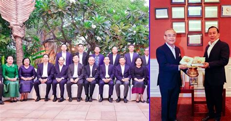 ឯកឧត្តម ហួត ហាក់ អញ្ជើញសំណេះសំណាល និងពិសាអាហារសាមគ្គី ជាមួយឯកអគ្គរាជទូត និងអតីតឯកអគ្គរាជទូត