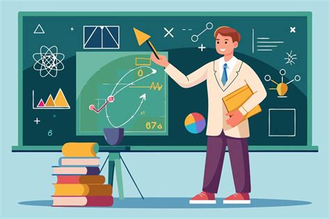 Un Mathématicien Explique Des Concepts Mathématiques En Montrant Un