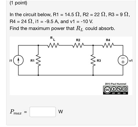 Solved 1 ﻿point In The Circuit Below