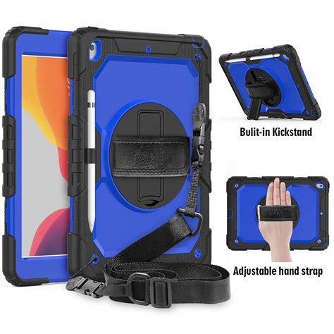 Для нового iPad 7 го поколения A2200 A2198 A2232 чехол на 360 градусов ...