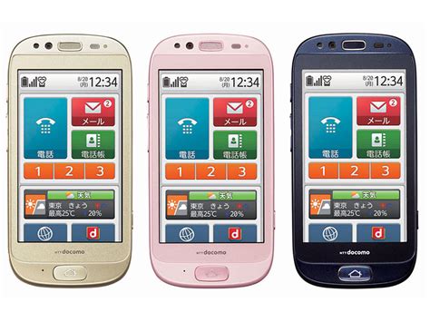 シニア向けAndroidスマホらくらくスマートフォン F D 月 日発売 ITmedia Mobile