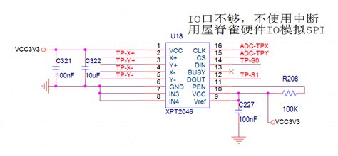 15 模拟spi xpt2046 电阻式屏 屋脊雀文档中心