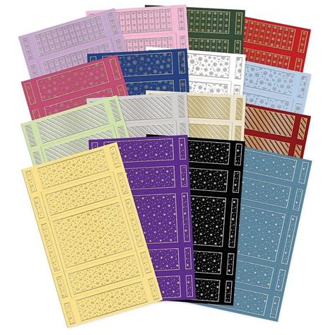 Christmas Foiled Pattern Kinetic Cards Hunkydory Crafts Christmas Foiled Pattern Kinetic Cards Hunkydory Crafts