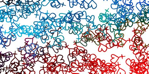 Light Blue Red Vector Pattern With Feminism Elements 5916326 Vector