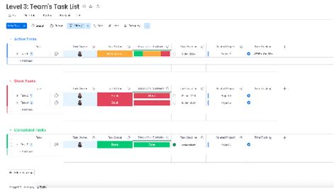 Multilevel Task System