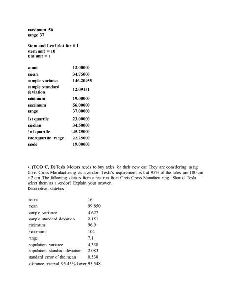 math 533 applied managerial statistics final exam answers docx