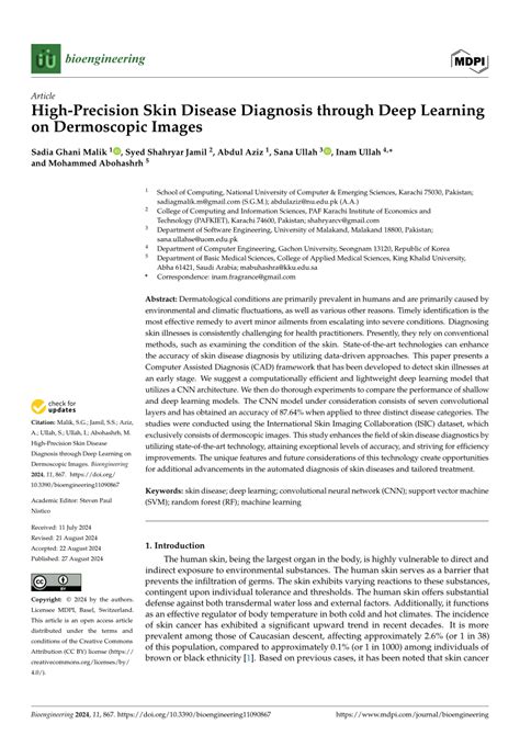 Pdf High Precision Skin Disease Diagnosis Through Deep Learning On