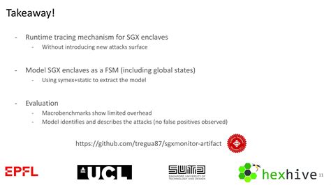 Sgxmonitor Presentation Acsac 2022 Ppt
