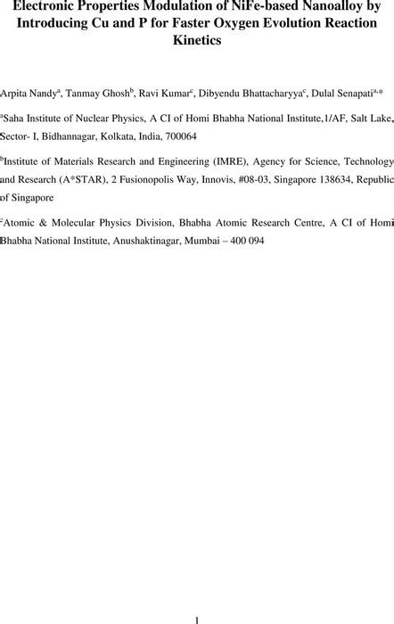 Electronic Properties Modulation Of Nife Based Nanoalloy By Introducing