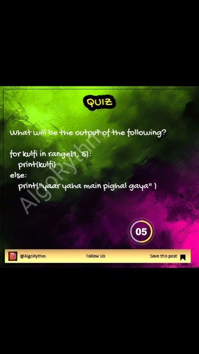 Python Quiz 5 Python Youtubeshorts Youtube