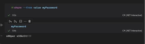 Ipynb Vs Dib Secrets And Scm Reading File · Dotnet Interactive · Discussion 2001 · Github
