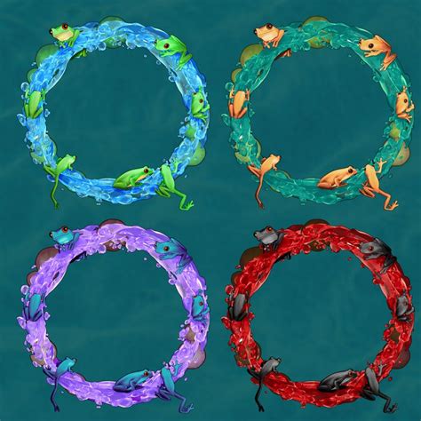 Dandd Token Border Digital Token Token Frame Foundry Vtt Roll20 Etsy Frame Token Drawing