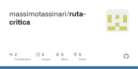 Github Massimotassinariruta Critica