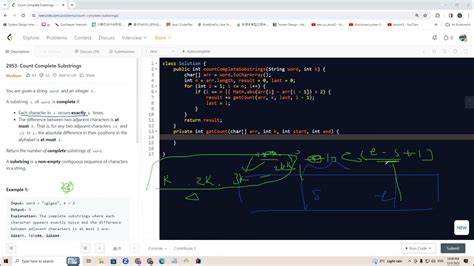 2953 Count Complete Substrings Youtube
