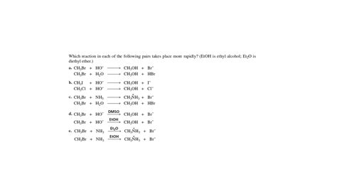 Answered: Which reaction in each of the following… | bartleby