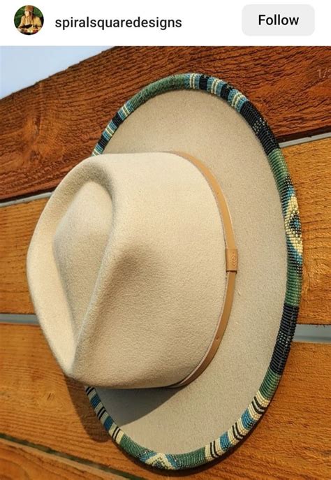 Pin By Maluli Cham On New Apache Beaded Hat Beaded Hat Bands Beaded Earrings Patterns