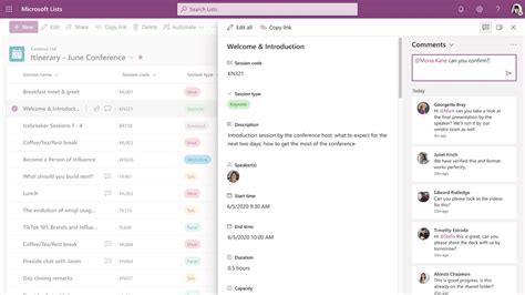 You Can Now Mention People In Microsoft Lists Comments