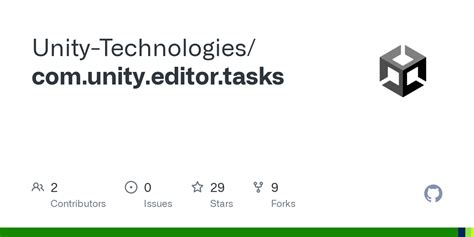 Github Unity Technologies Unity Editor Tasks