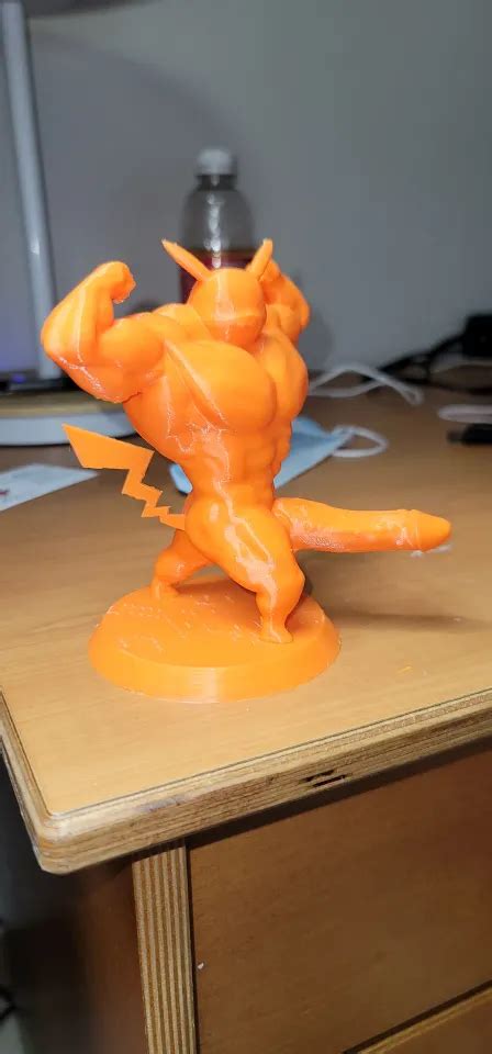 Swole Pikachu With Massive Cock By Rudeus Download Free Stl Model