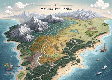Design Detailed Fictional Land Maps By Saennralei Fiverr